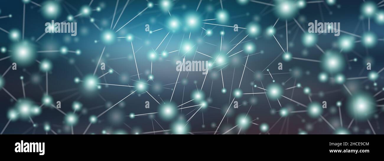 Illustration of a virtual network concept Stock Photo - Alamy