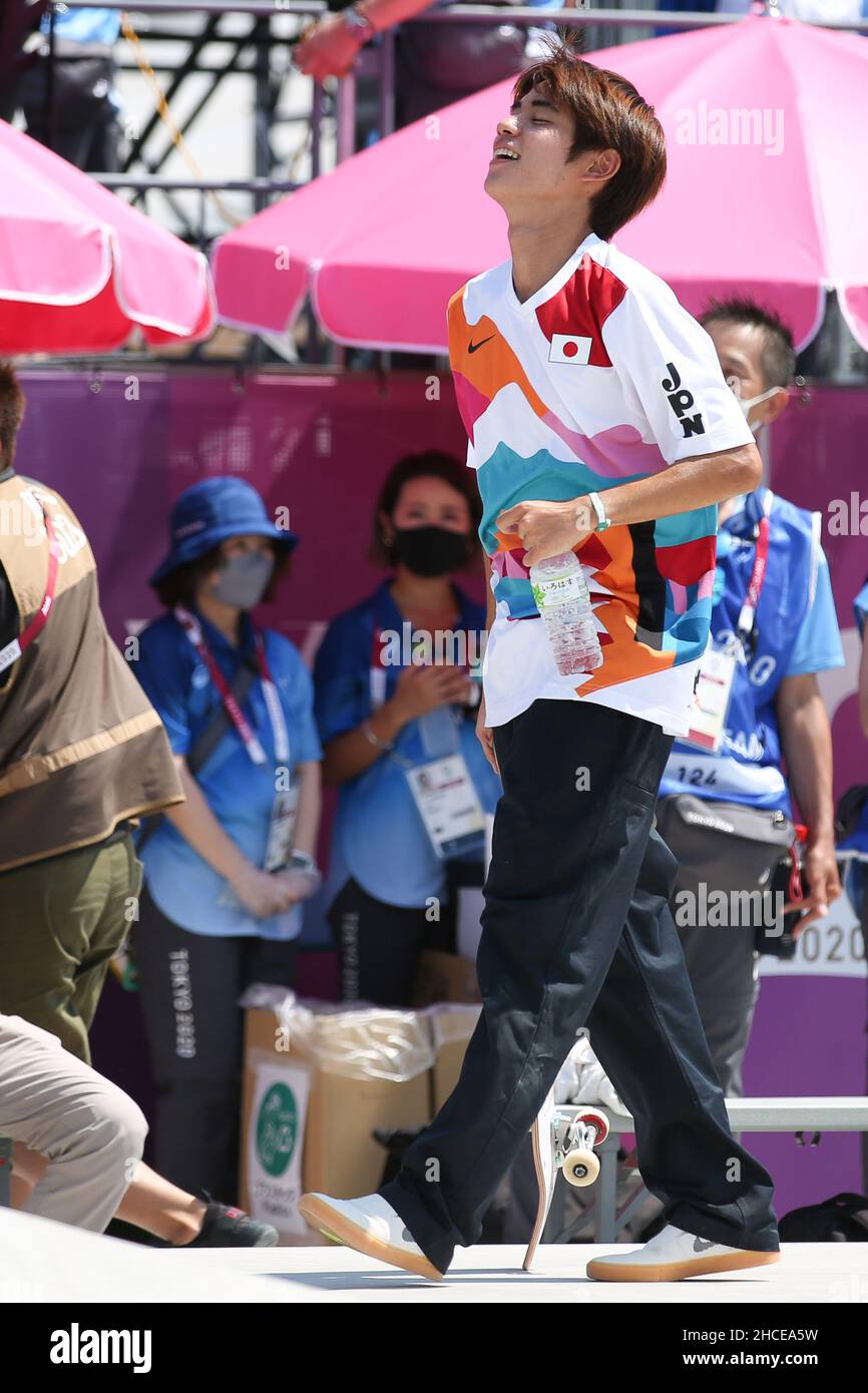JULY 25th, 2021 - TOKYO, JAPAN: HORIGOME Yuto of Japan reacts during ...