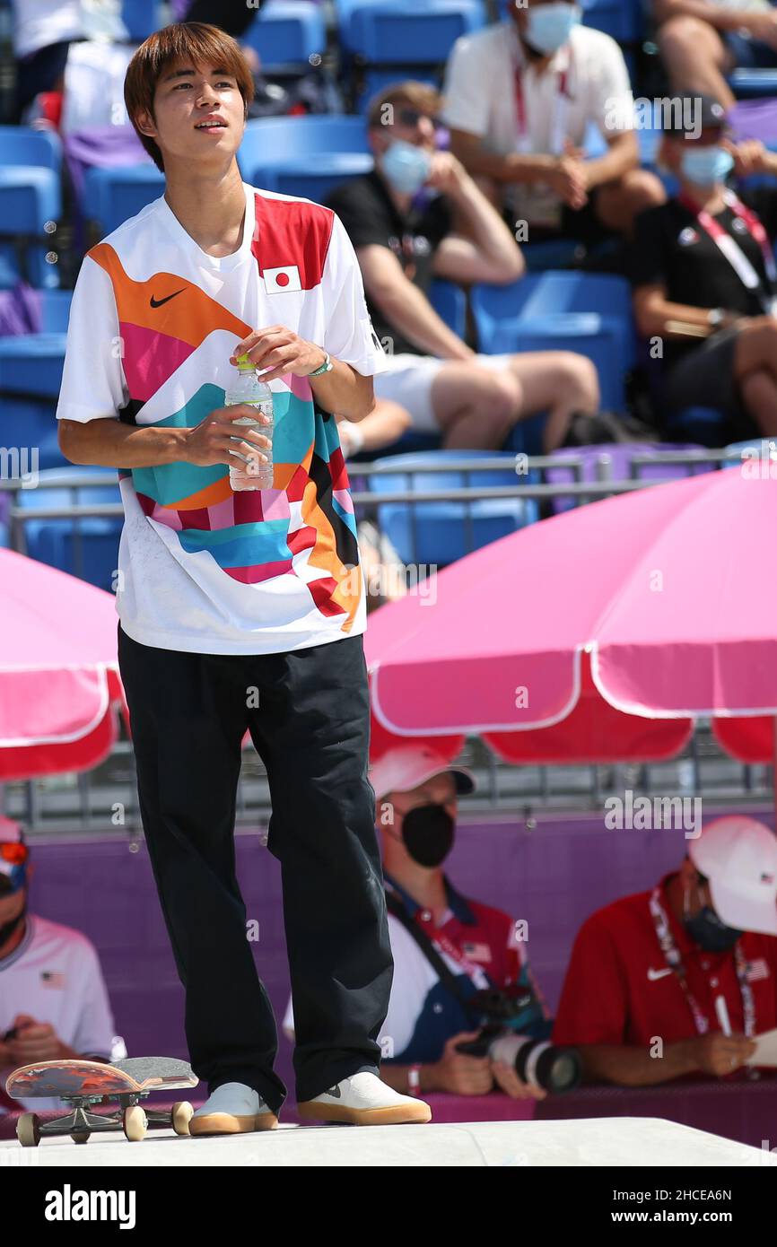 JULY 25th, 2021 - TOKYO, JAPAN: HORIGOME Yuto of Japan reacts during ...