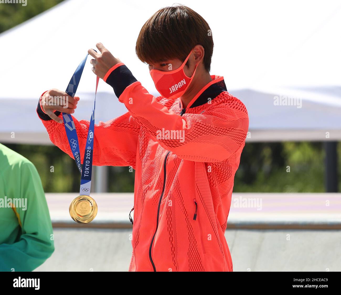 JULY 25th, 2021 - TOKYO, JAPAN: HORIGOME Yuto of Japan receives his ...
