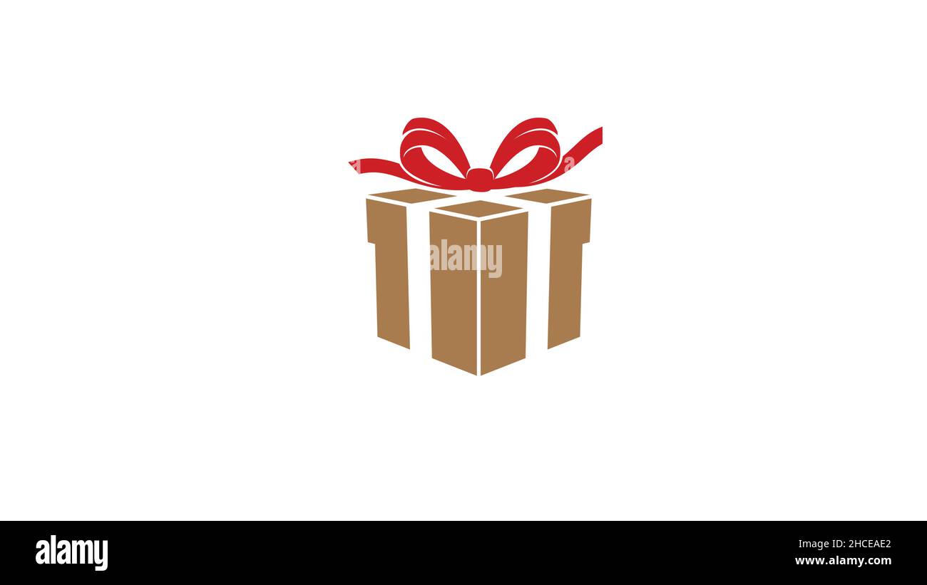 Gift Box logo Vector Symbol Design Illustration Stock Vector Image ...