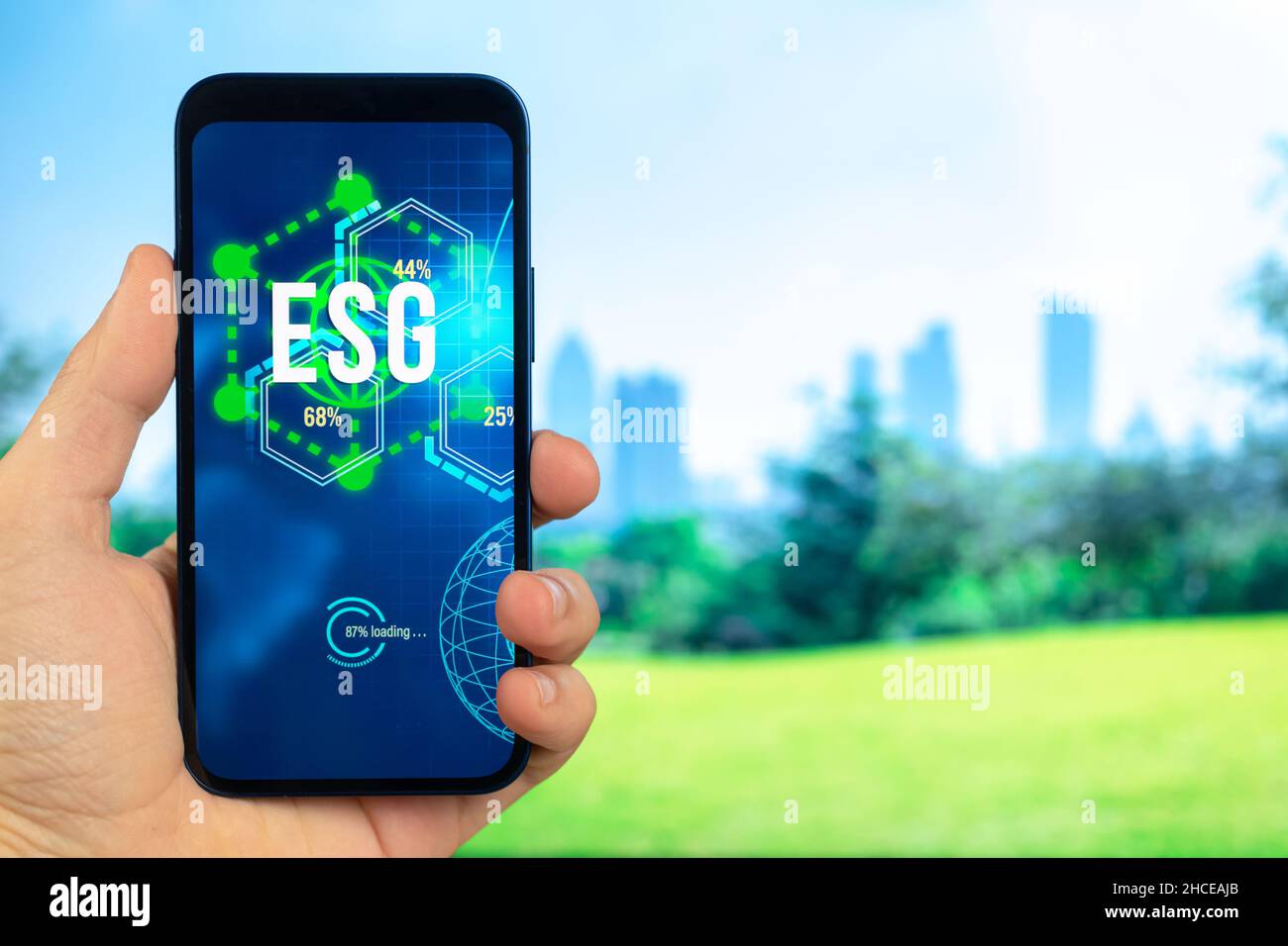 ESG concept. Environmental, social and governance in sustainable and ...