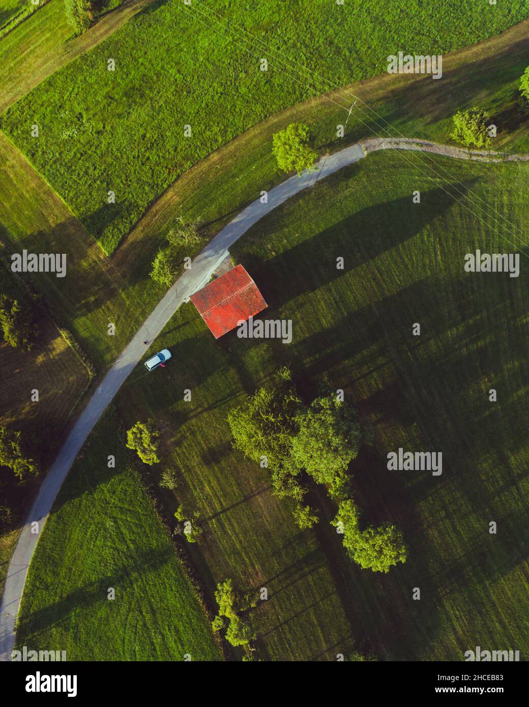 Crossing a field hi-res stock photography and images - Alamy