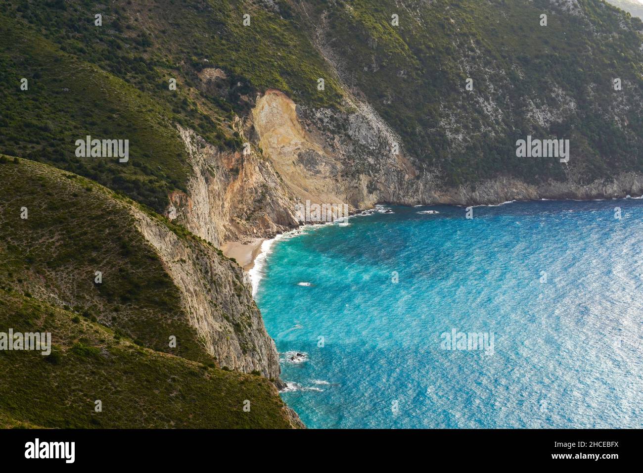 Asos is a village on the west coast of the island of Cephalonia, Greece ...