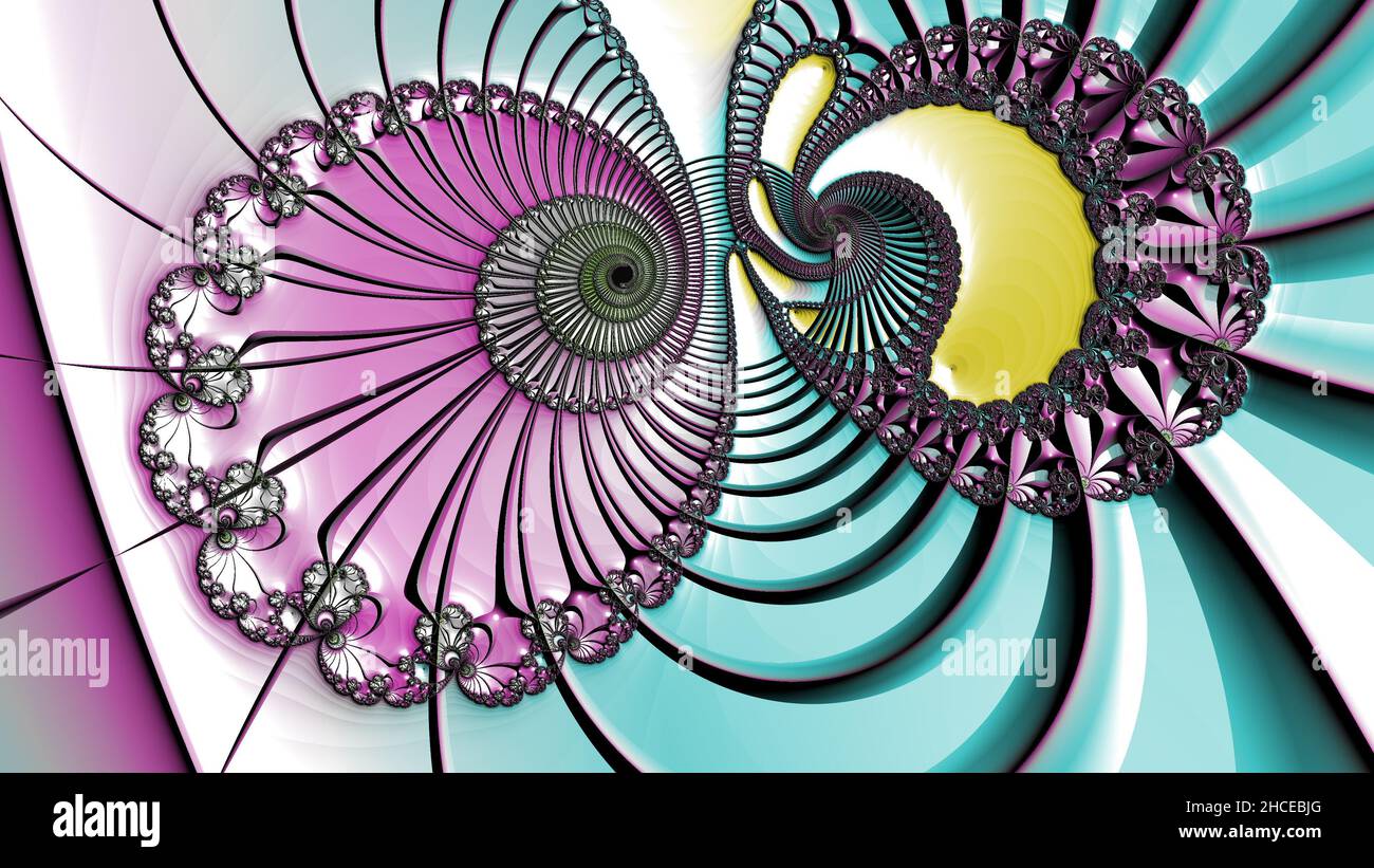 A beautiful illustration with colorful patterns Stock Photo - Alamy