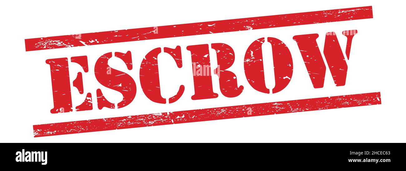 Escrow stamp hi-res stock photography and images - Alamy