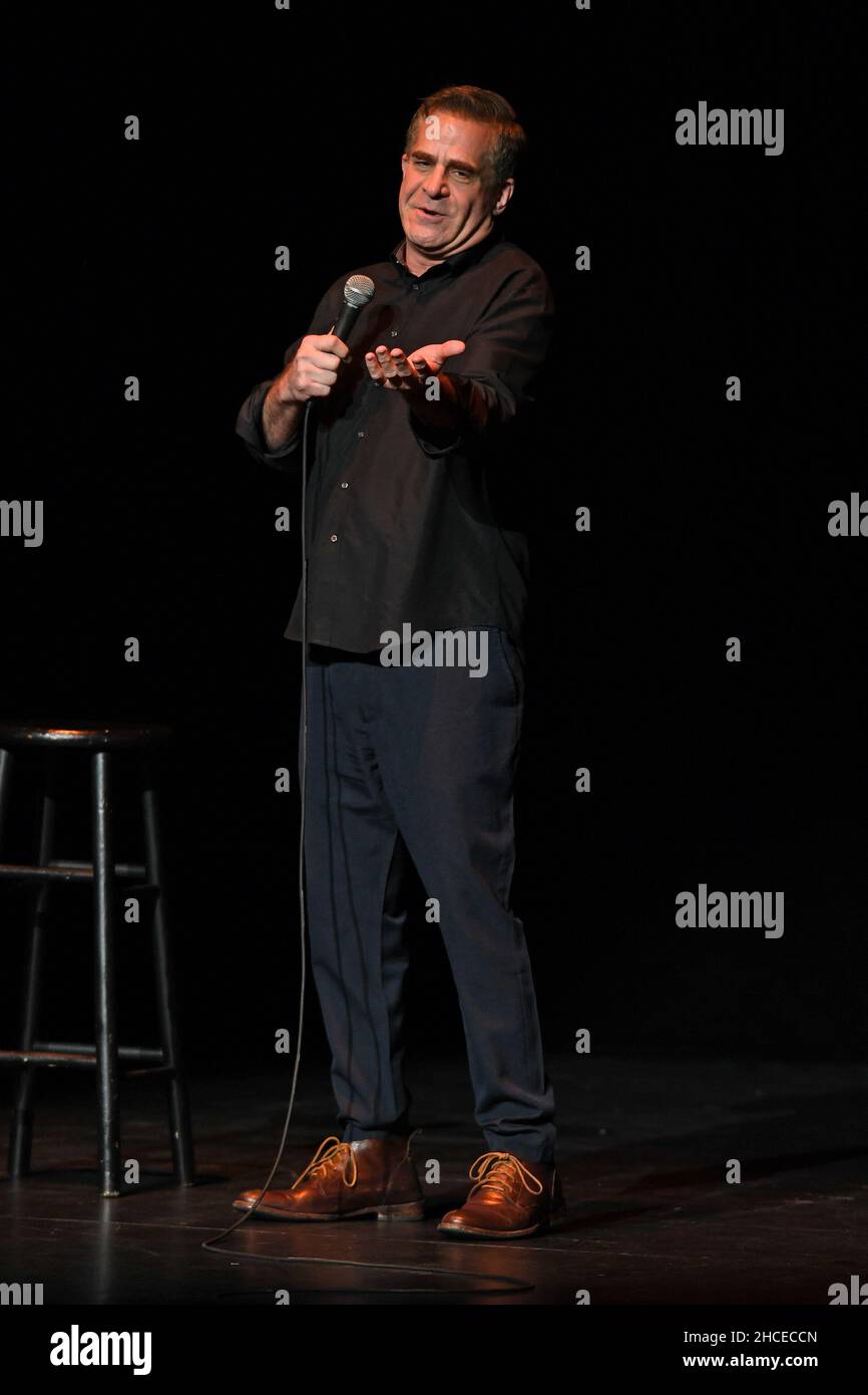 Hollywood FL, USA. 27th Dec, 2021. Comedian Todd Glass performs during ...