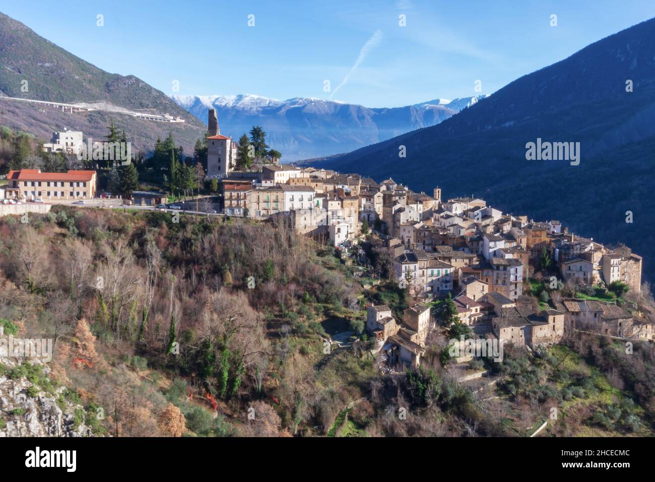 View of Anversa degli Abruzzi, Abruzzo, Italy, Europe Stock Photo - Alamy