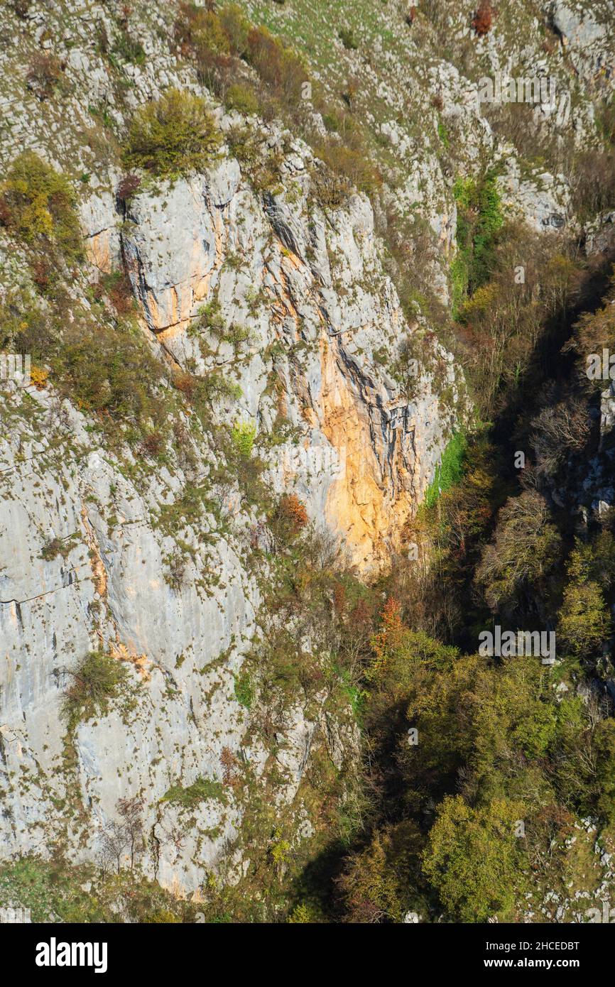 View from the Belvedere the Colle viewpoint, Barrea, Abruzzo, Italy ...