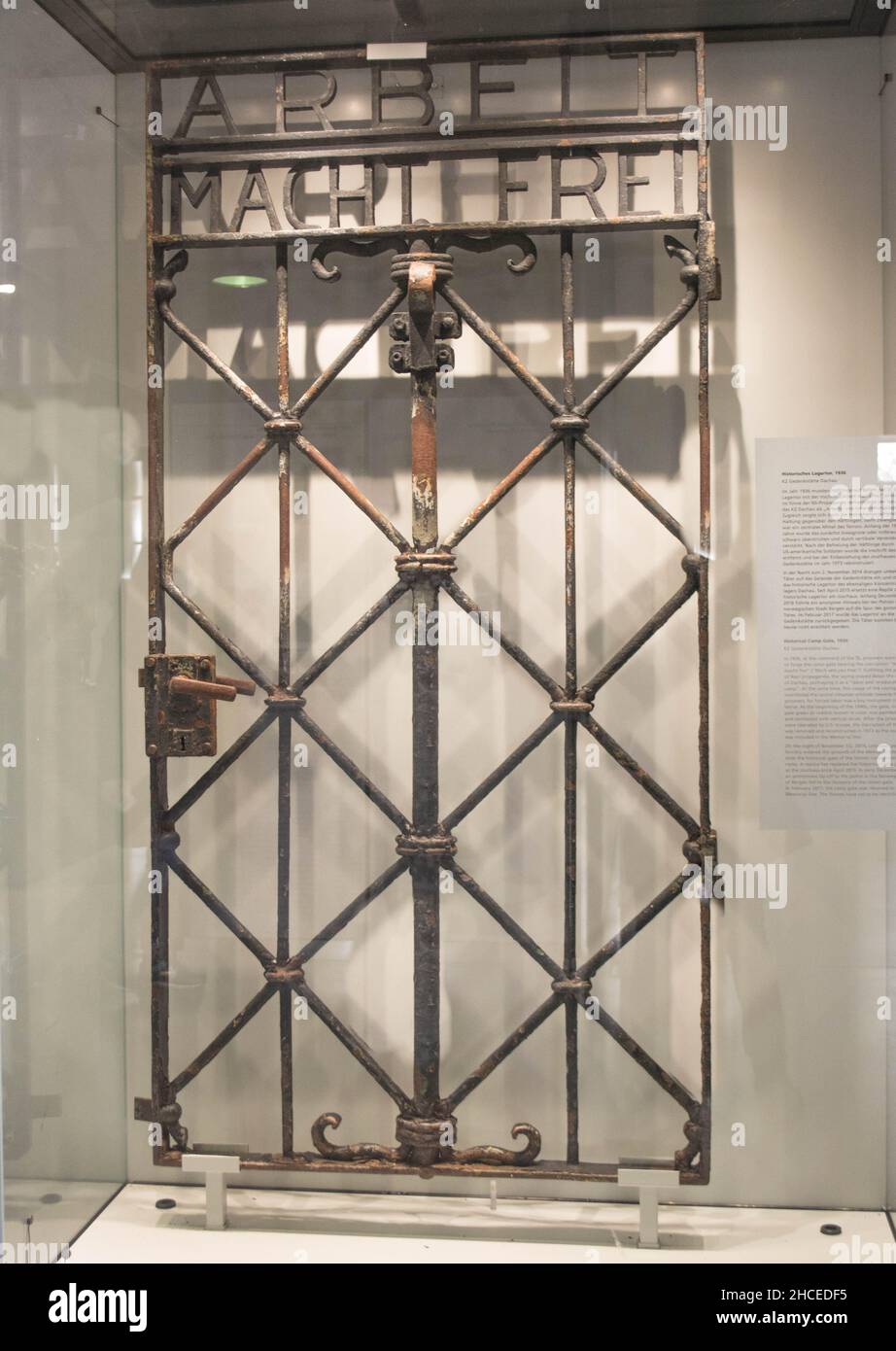 Original Arbeit Macht Frei Door, Nazi concentration camp, Dachau ...