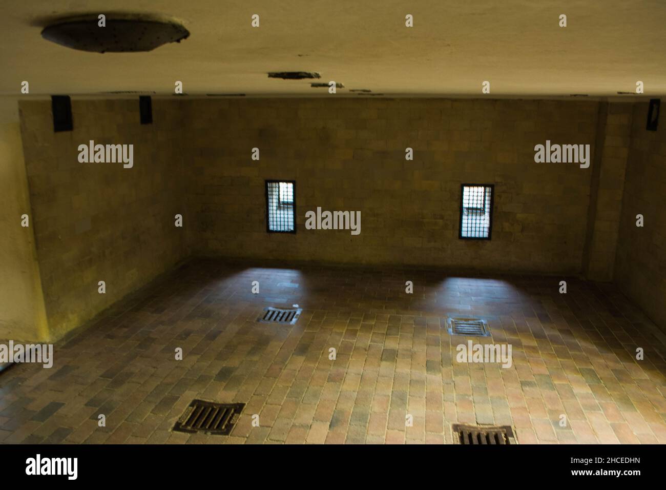 Gas chamber in Nazi concentration camp, Dachau, Germany Stock Photo - Alamy