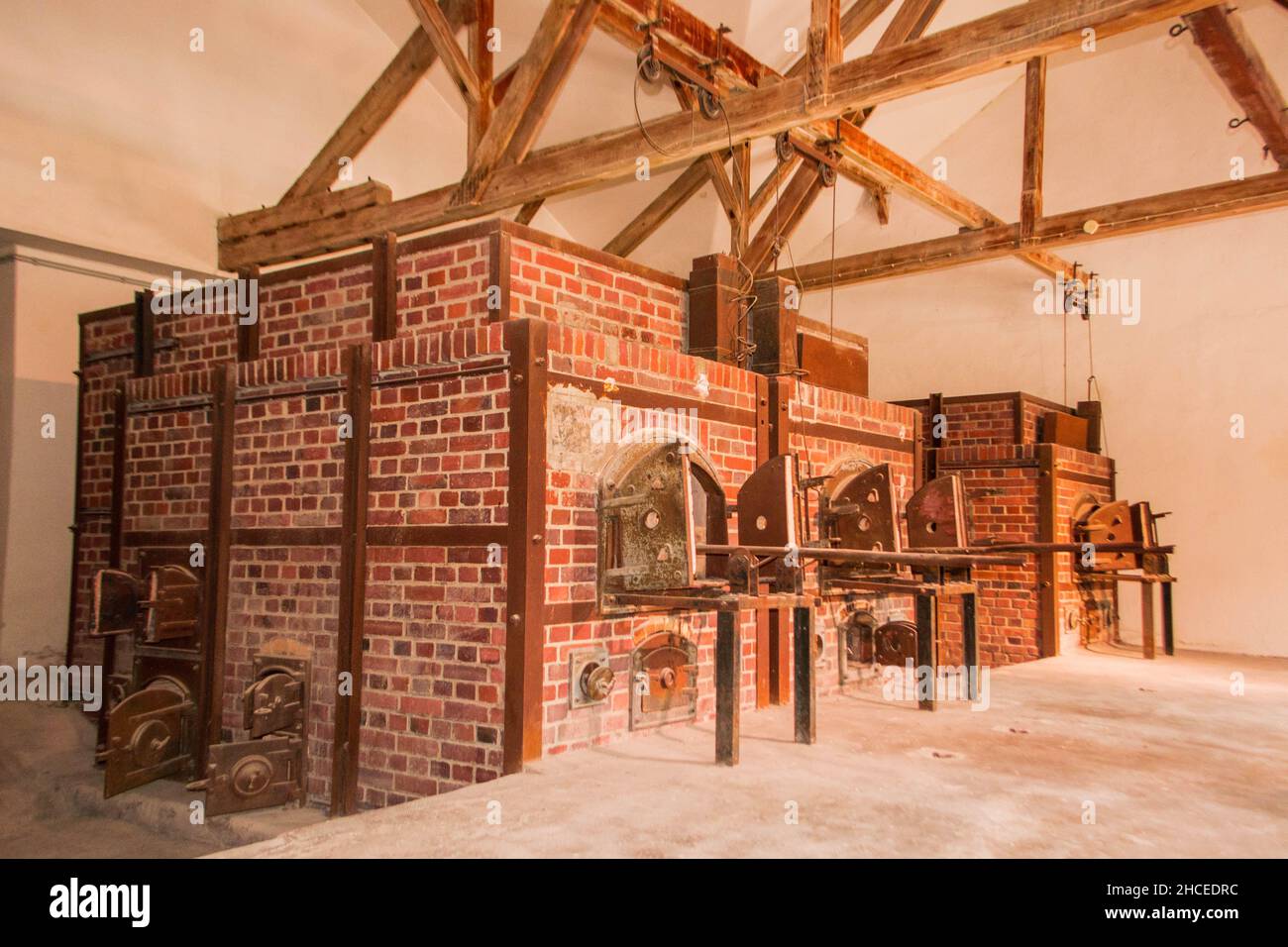 Crematorium, Nazi concentration camp, Dachau, Germany Stock Photo - Alamy