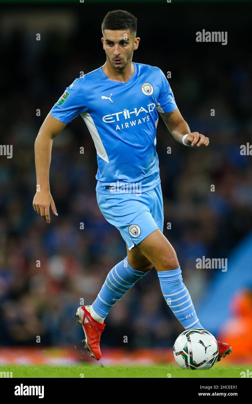 File photo dated 21-09-2021 of Manchester City's Ferran Torres, who has ...