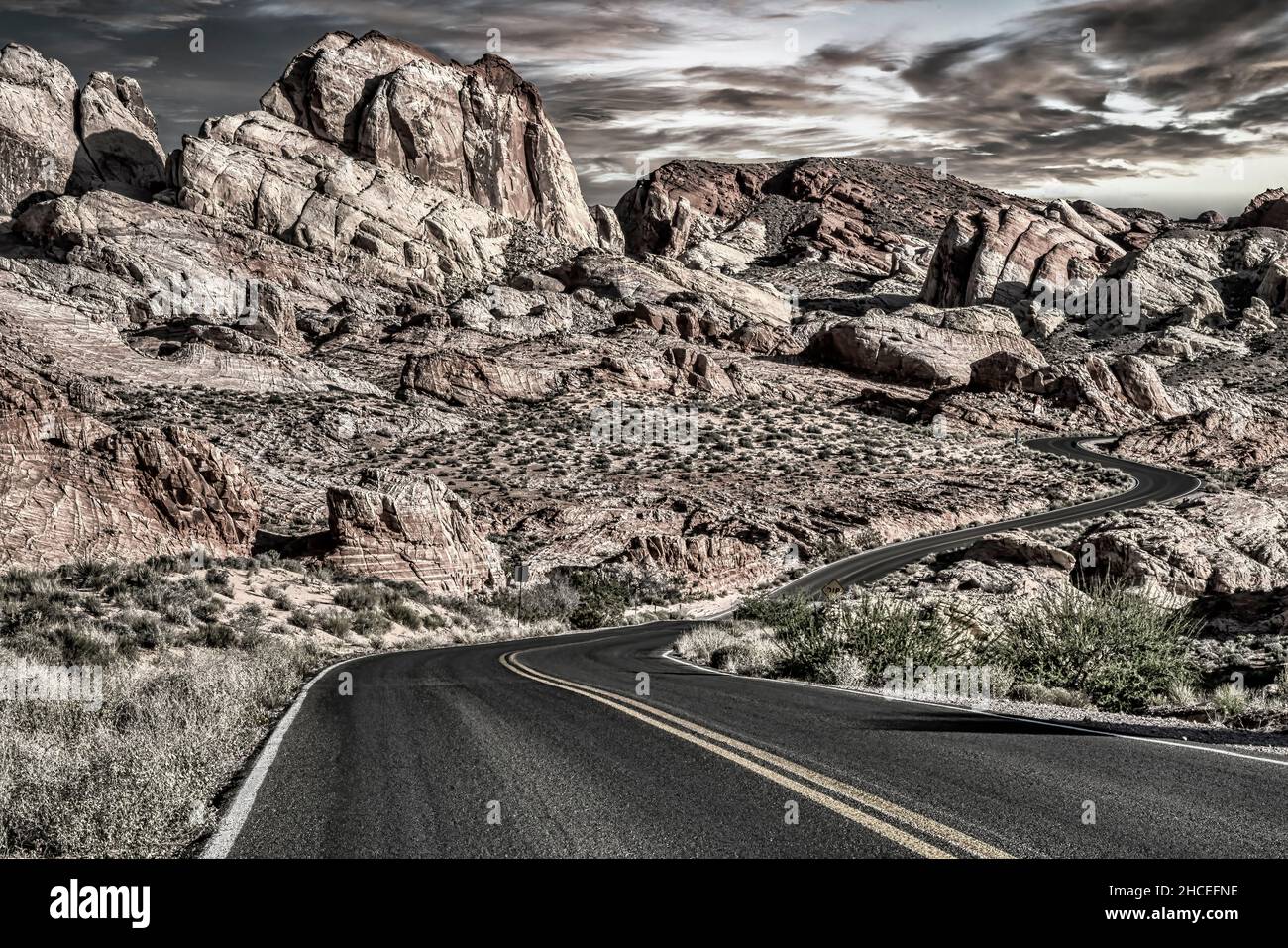 View from Valley of Fire state Park near Las Vegas, Nevada 4/14/2018 ...