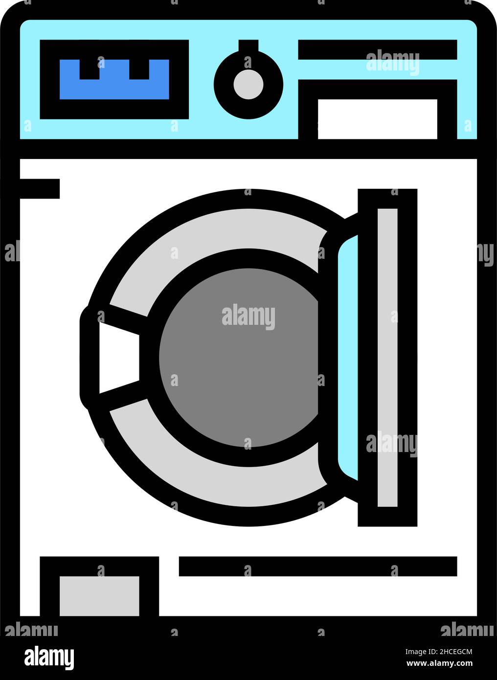 washer machine color icon vector illustration Stock Vector Image & Art ...