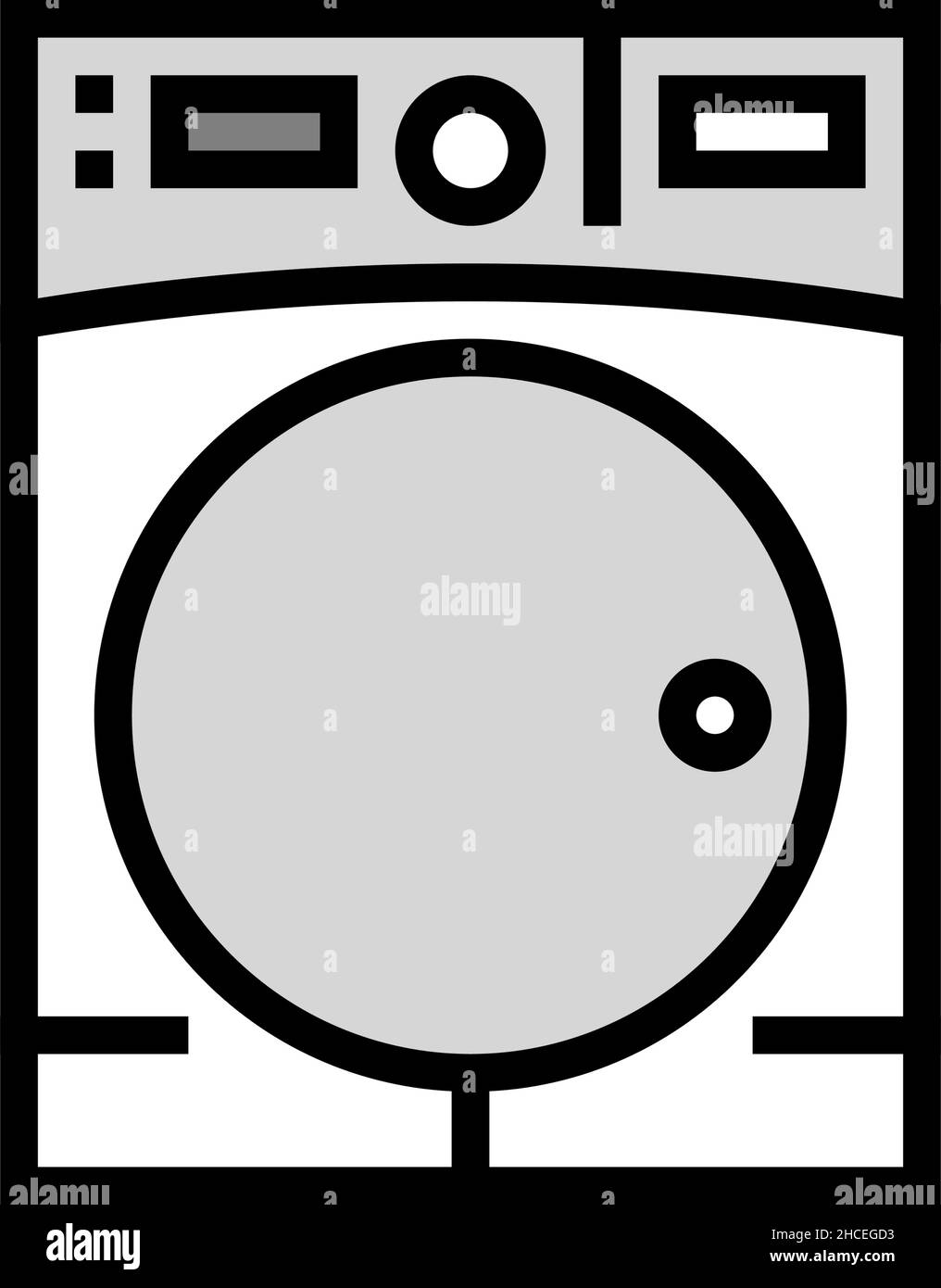 dryer machine color icon vector illustration Stock Vector Image & Art ...