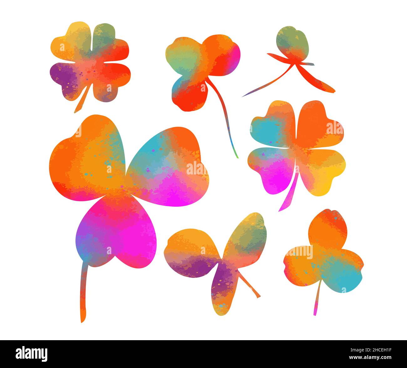 Rainbow poplar Stock Vector Images - Alamy