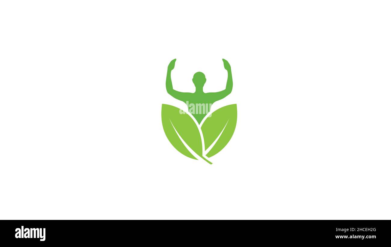 Fresh Wellness Human Body Logo Symbol Vector Design Illustration Stock ...