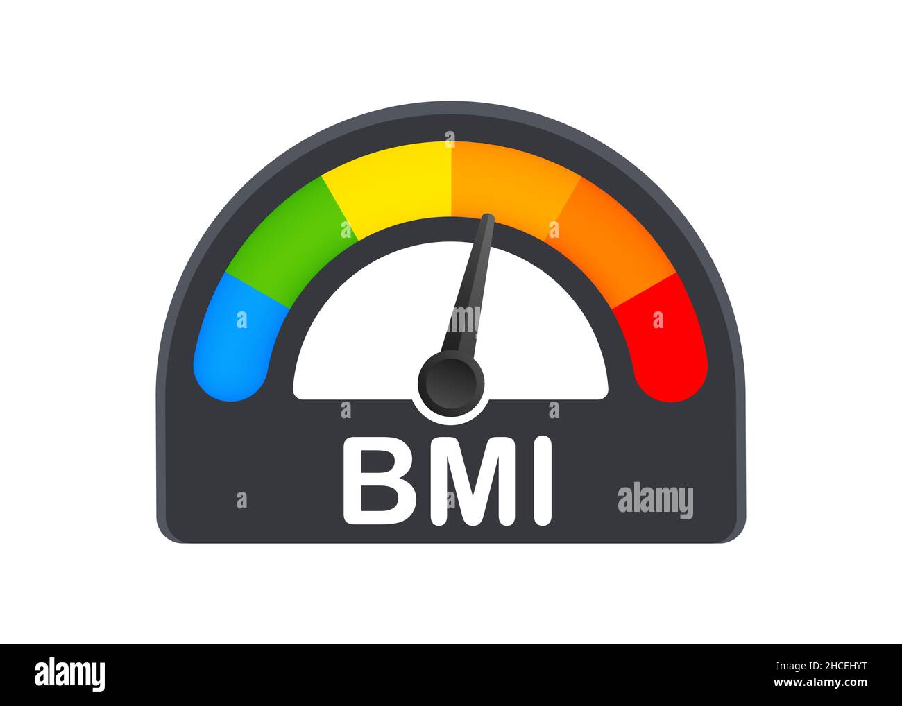 Indikator bmi on white background. Chart concept. Vector icon Stock ...