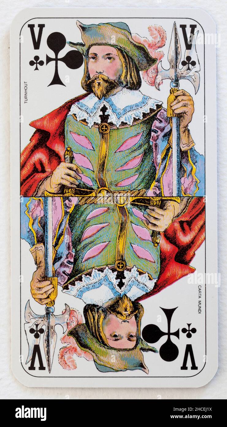Carta Mundi Tarot Playing Cards Stock Photo - Alamy