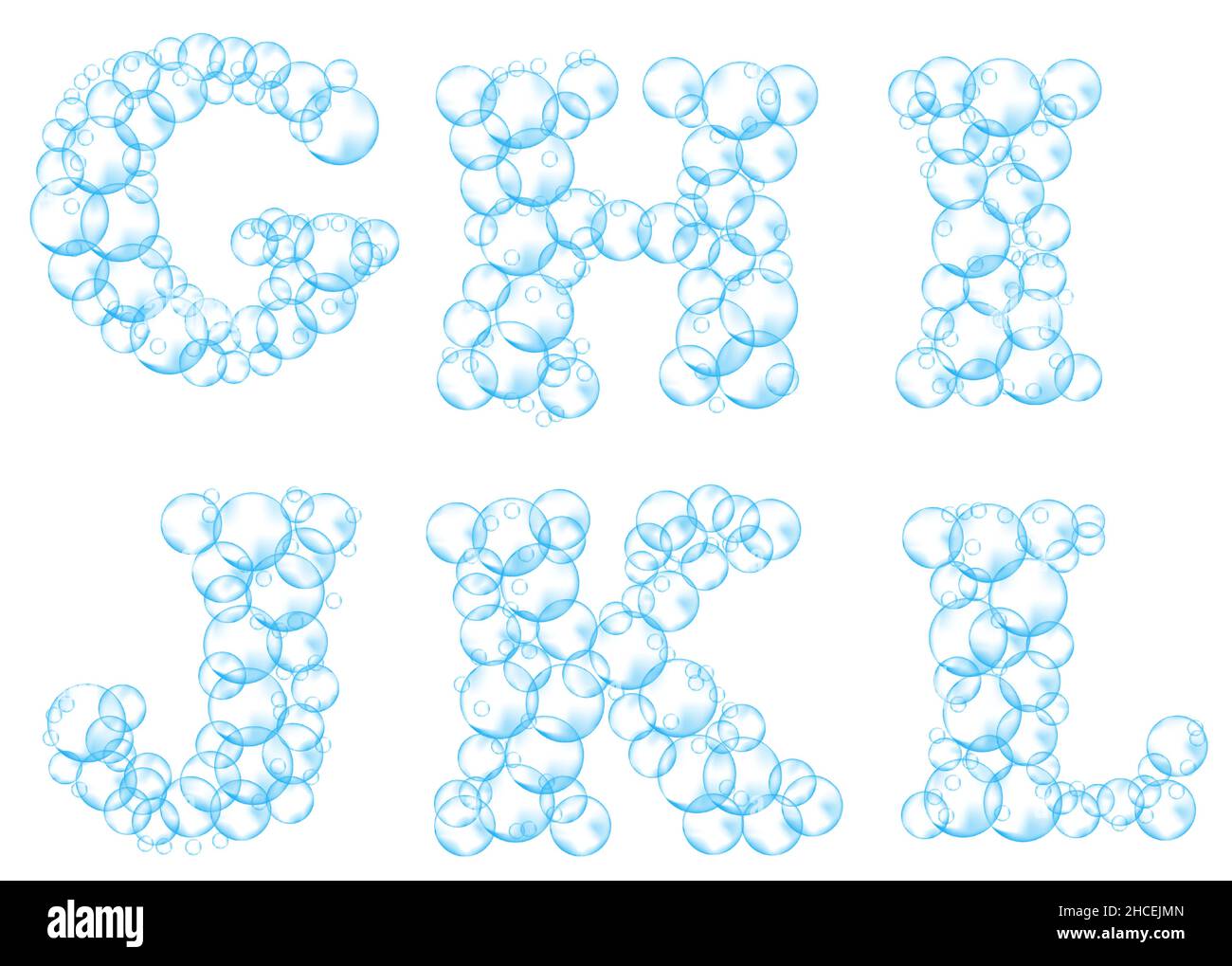 Bubble Water Letters at Angela Harper blog