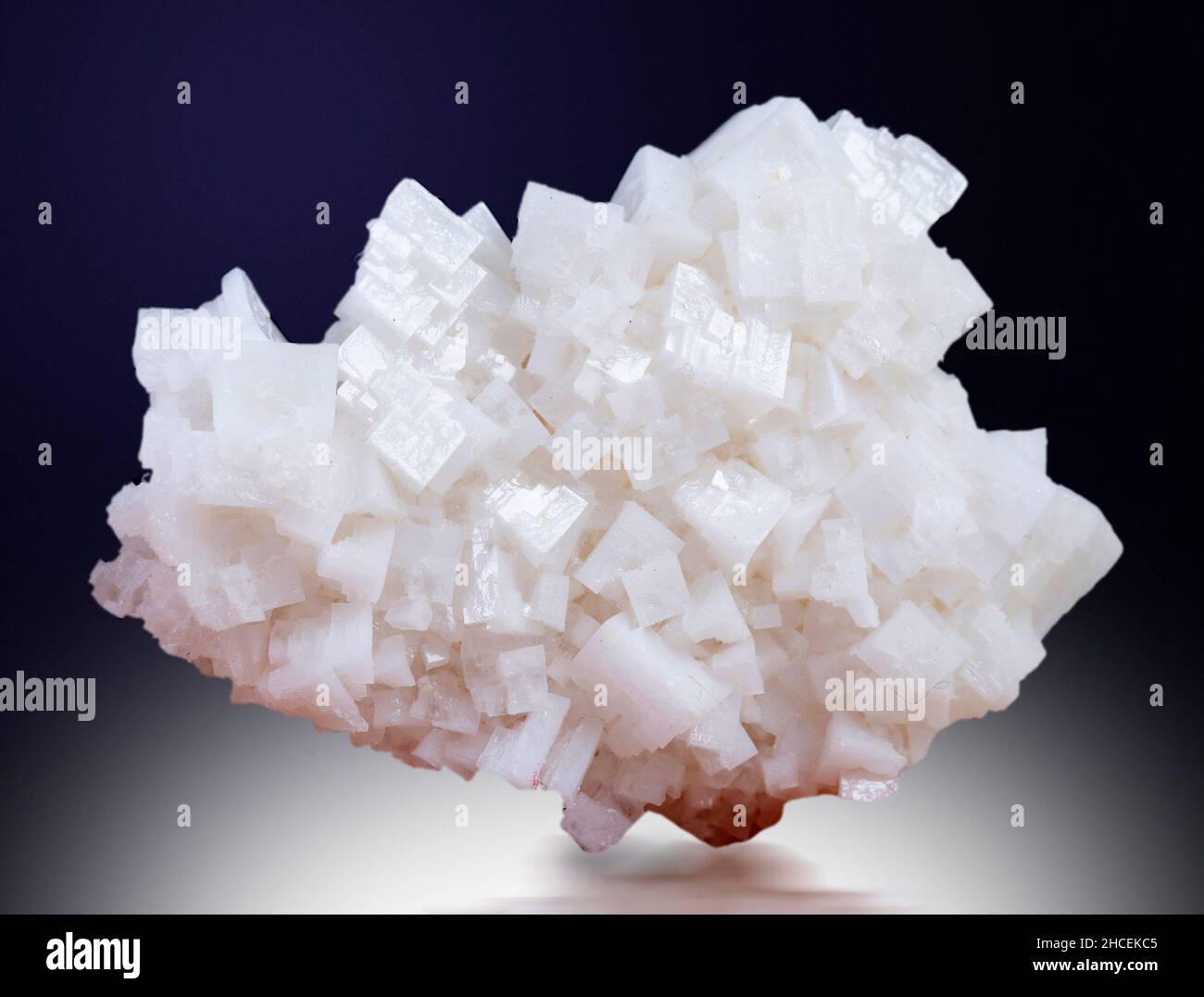 halite mineral specimen stone rock geology gem crystal Stock Photo - Alamy