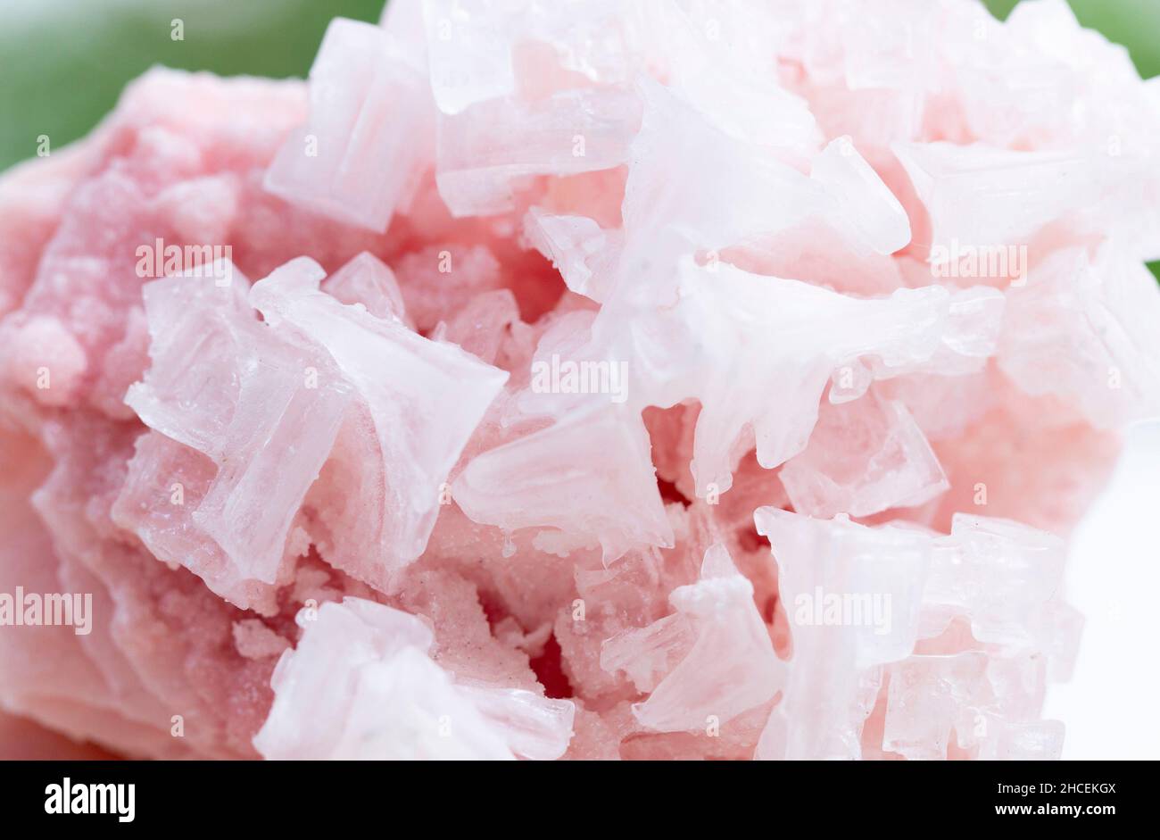 halite mineral specimen stone rock geology gem crystal Stock Photo - Alamy