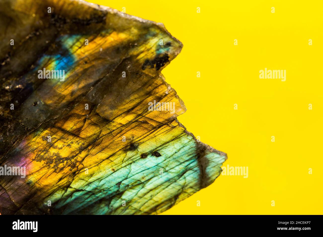 labradorite mineral specimen stone rock geology gem crystal Stock Photo ...