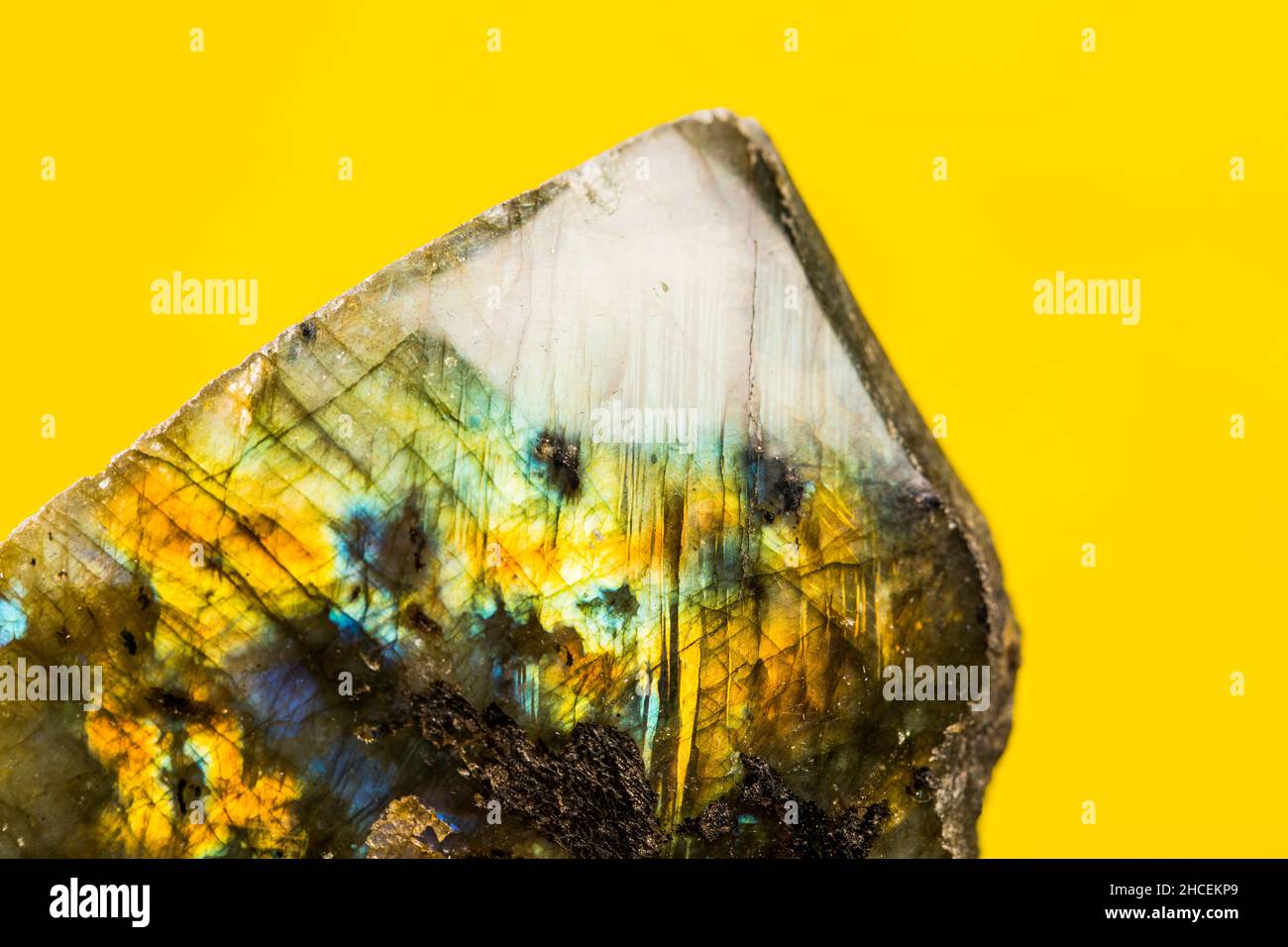 labradorite mineral specimen stone rock geology gem crystal Stock Photo ...