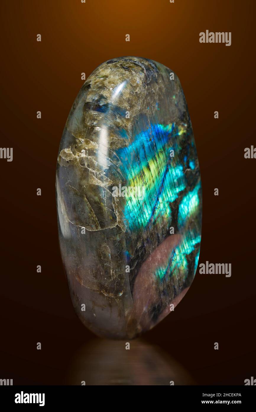 labradorite mineral specimen stone rock geology gem crystal Stock Photo ...