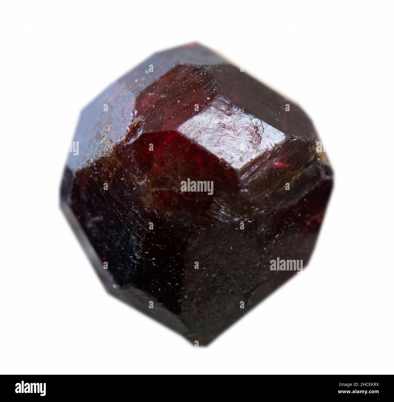 garnet mineral specimen stone rock geology gem crystal Stock Photo - Alamy