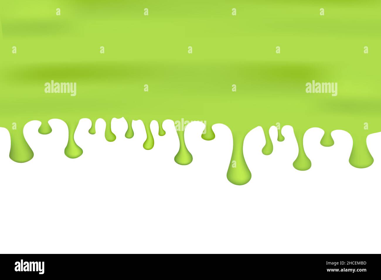 Realistic liquid for concept design. Grunge splatter. Green liquid ...