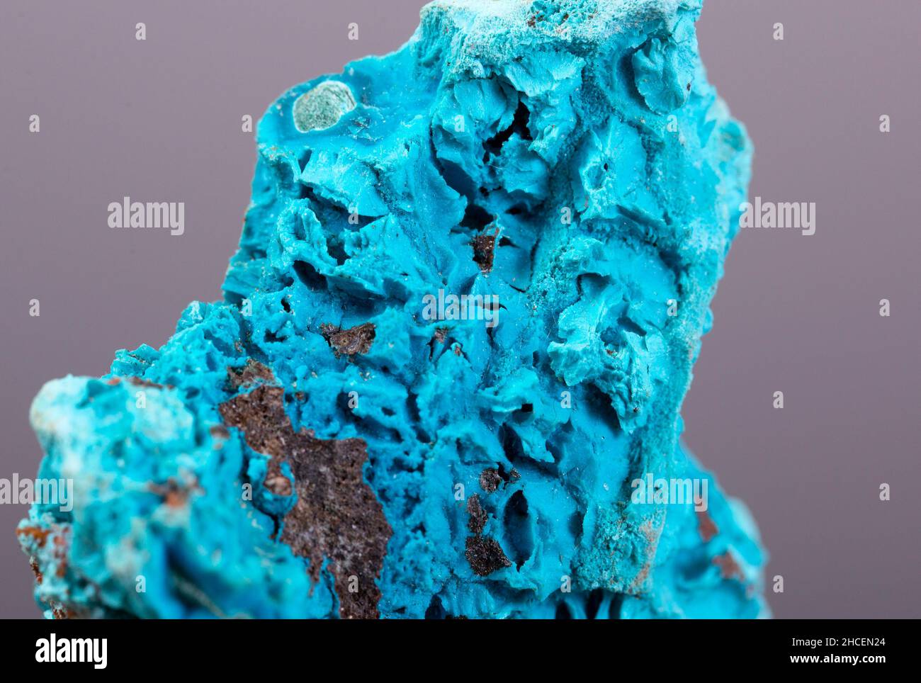 Chrysocolla, mineral specimen stone rock geology gem crystal Stock ...