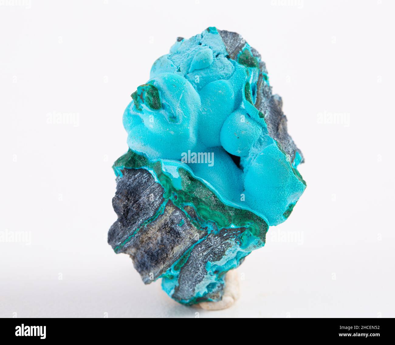 Chrysocolla, mineral specimen stone rock geology gem crystal Stock ...