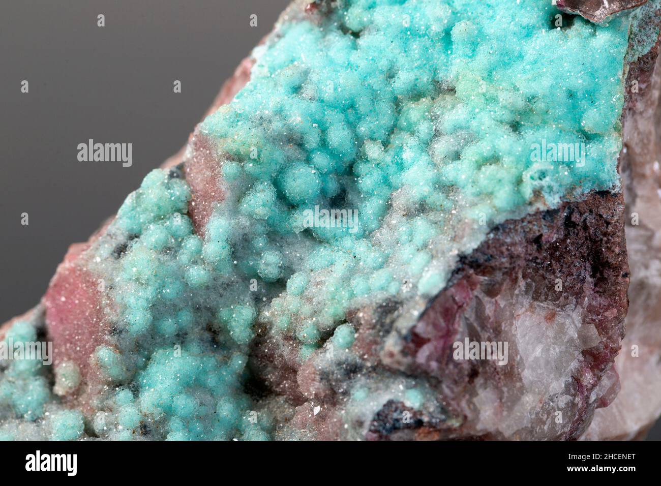 Chrysocolla, mineral specimen stone rock geology gem crystal Stock ...