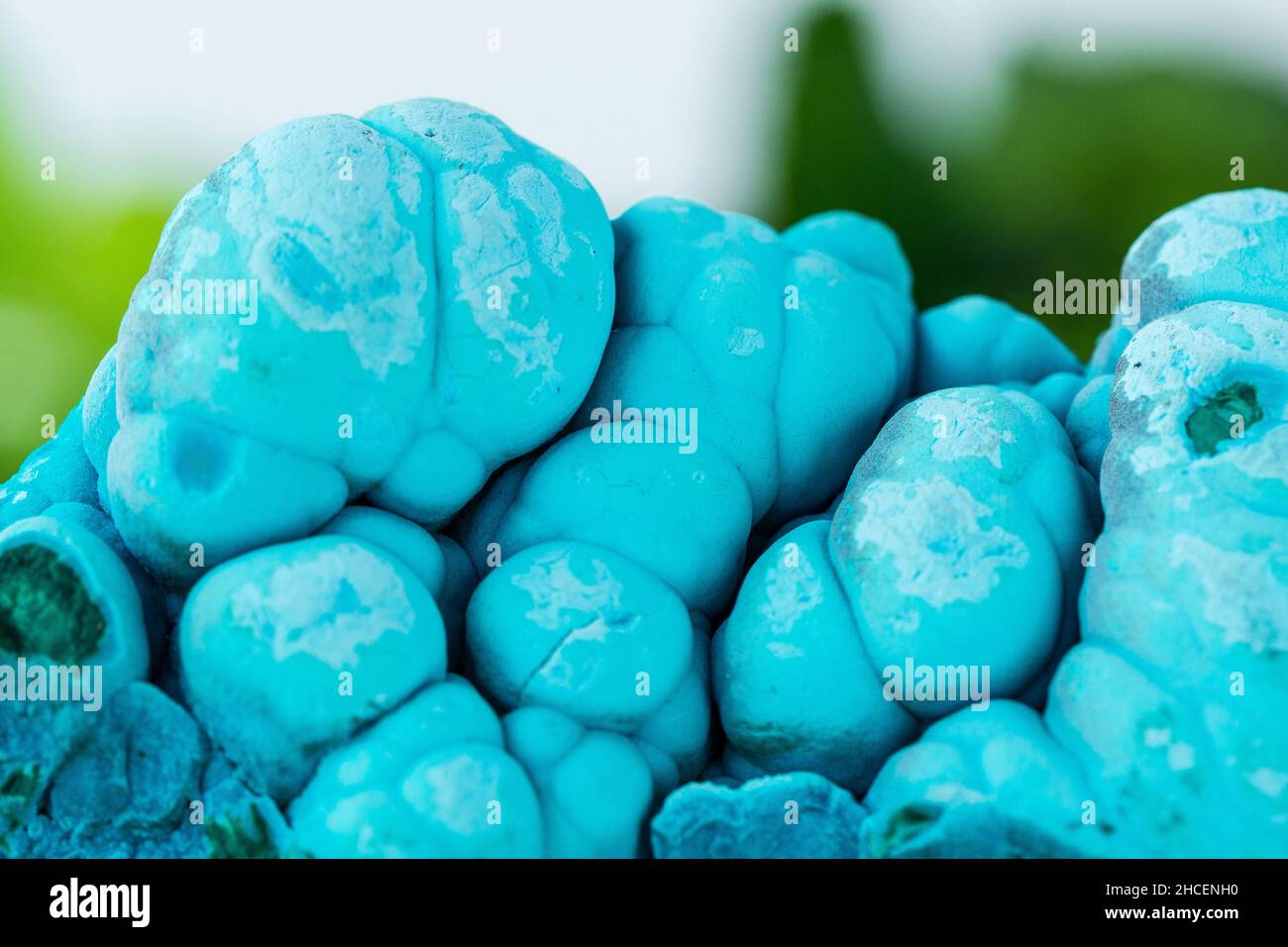 Chrysocolla, mineral specimen stone rock geology gem crystal Stock ...