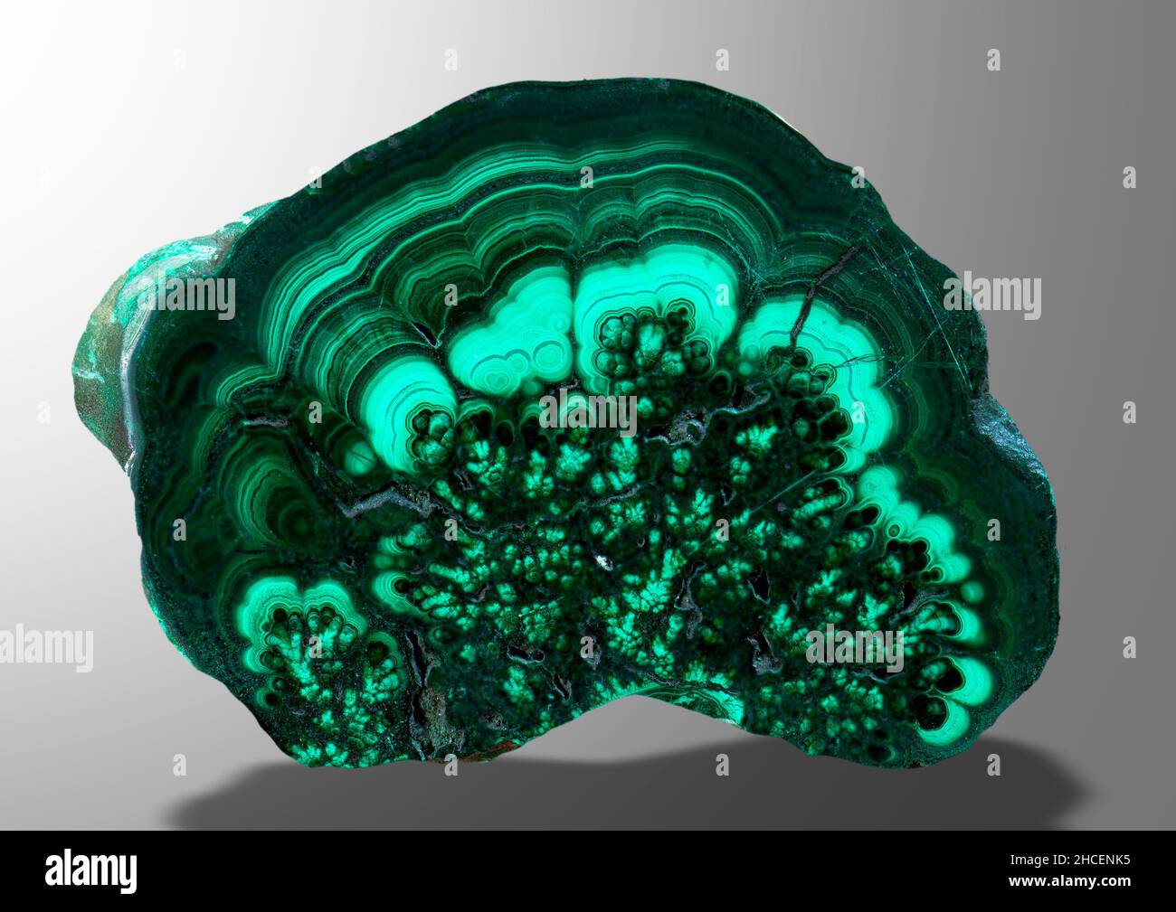 malachite mineral specimen stone rock geology gem crystal Stock Photo ...