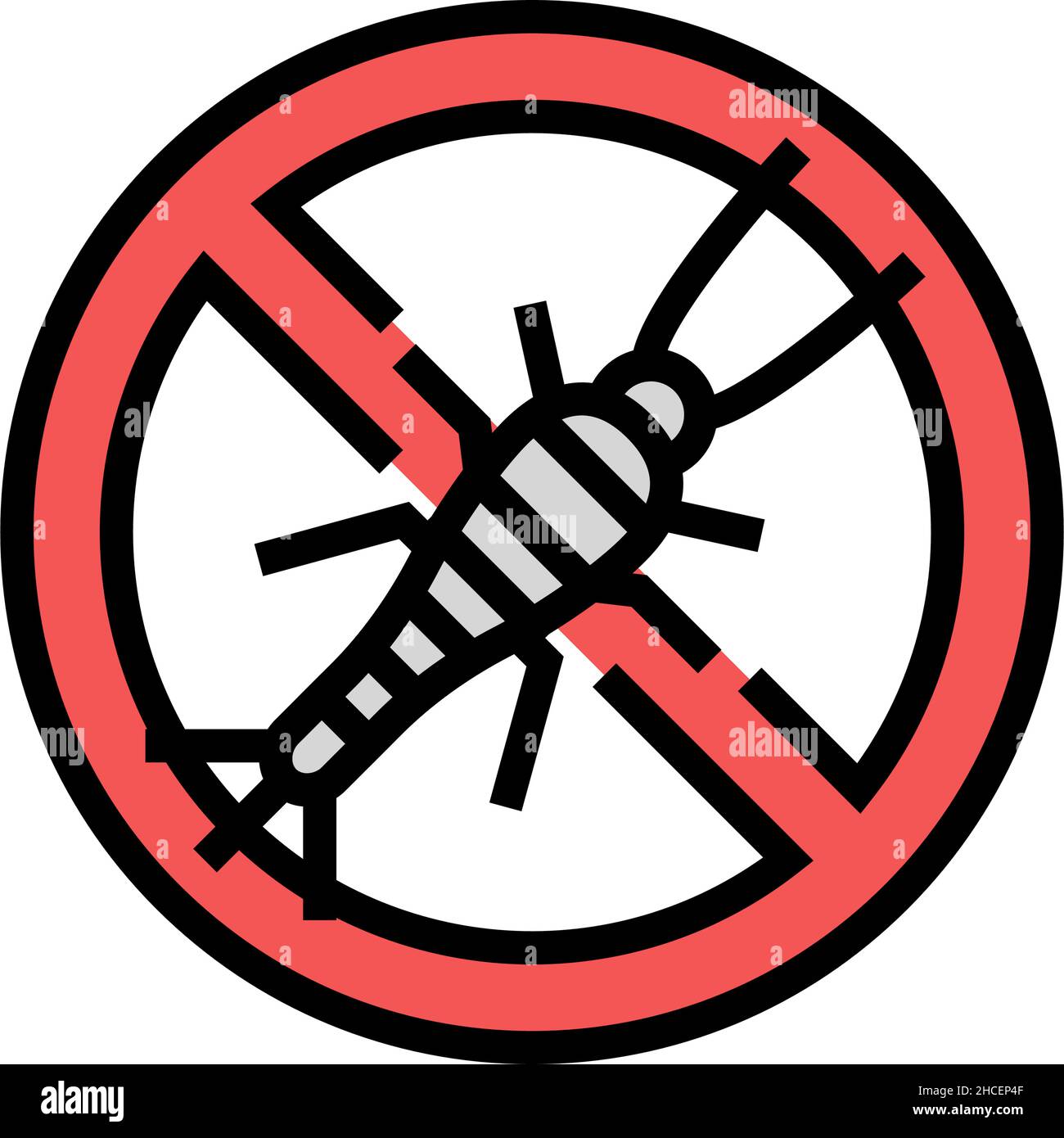 silverfish treatment color icon vector illustration Stock Vector Image ...