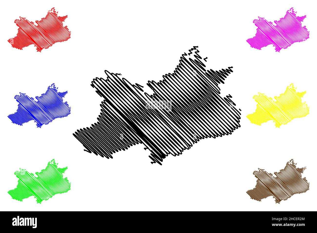 Raisen district (Madhya Pradesh State, Bhopal division, Republic of ...