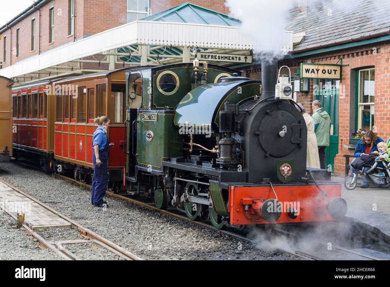 Edward Thomas at the Talyllyn Railway Stock Photo - Alamy