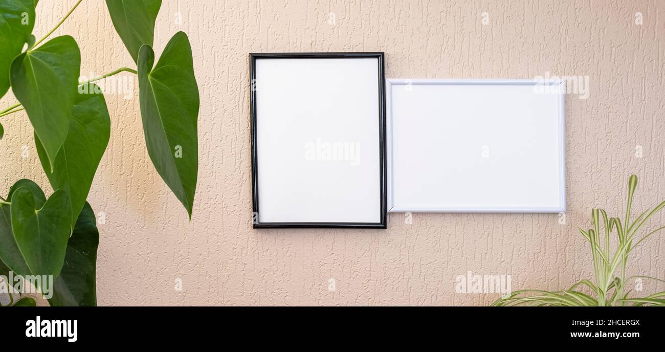 Photo frame with empty space. To write a message, invitation, wishes ...