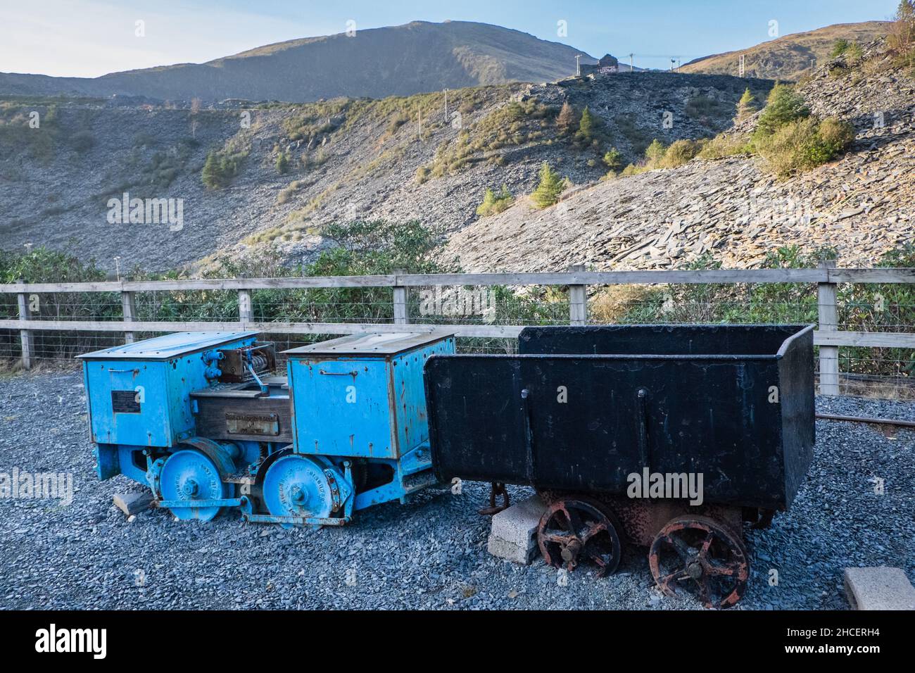 Llechwedd slate quarry wales hi-res stock photography and images - Alamy