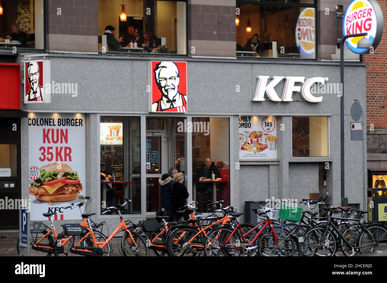 Copenhagen/Denmark./28 December 2021/ American fast food chain ...