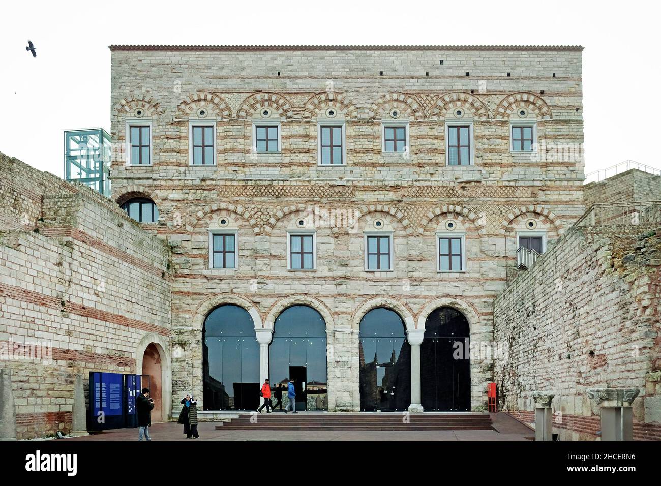 Istanbul, Istanbul, Turkey. 27th Dec, 2021. Exterior of Tekfur Palace ...