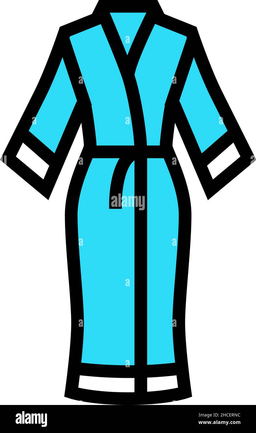 robe silk color icon vector illustration Stock Vector Image & Art - Alamy