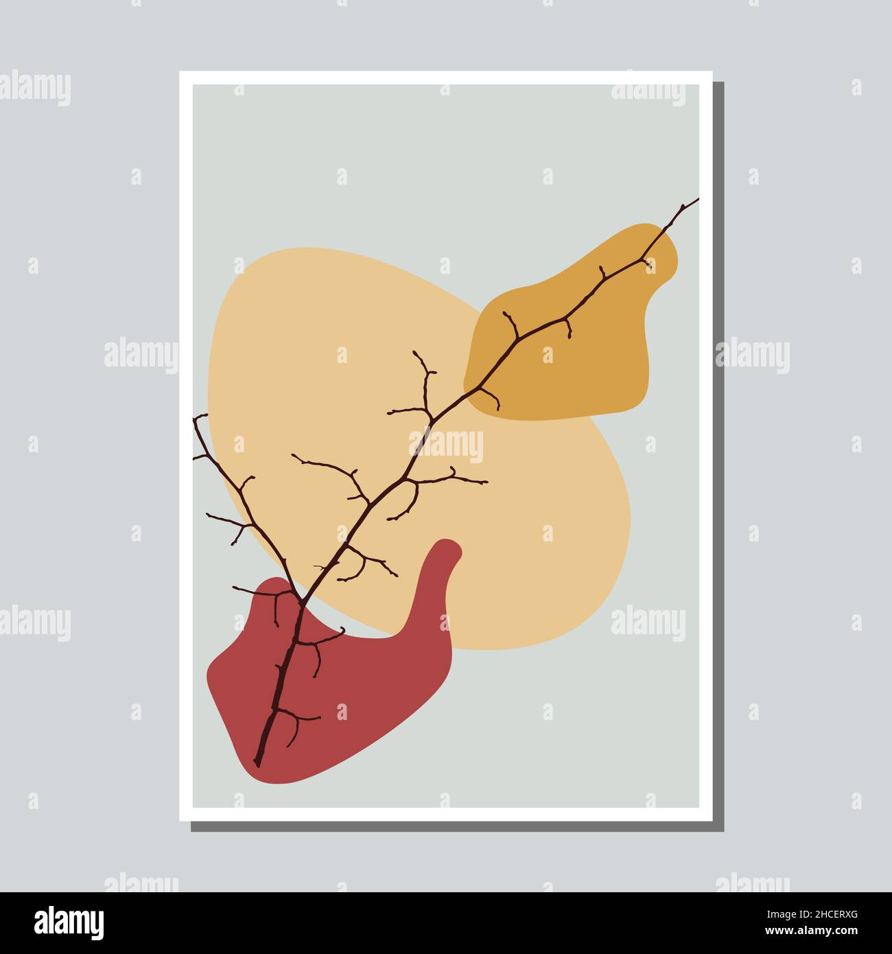 Abstract arrangement organic shapes Stock Vector Images - Alamy