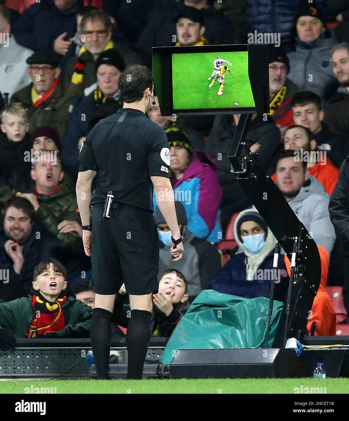 Darren england var monitor hi-res stock photography and images - Alamy