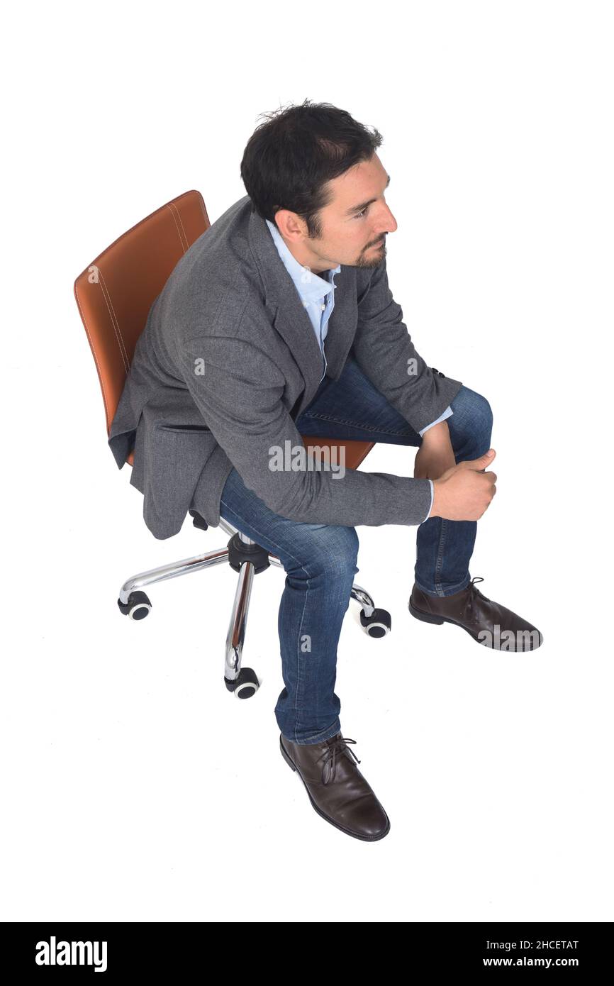 Person Sitting In Chair Side