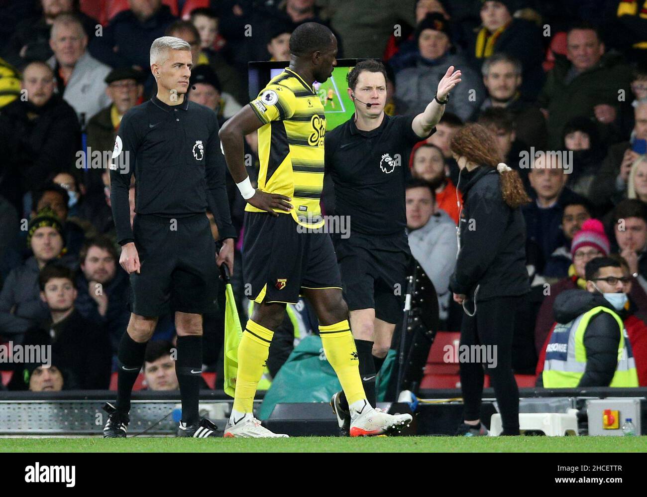 Darren england var monitor hi-res stock photography and images - Alamy