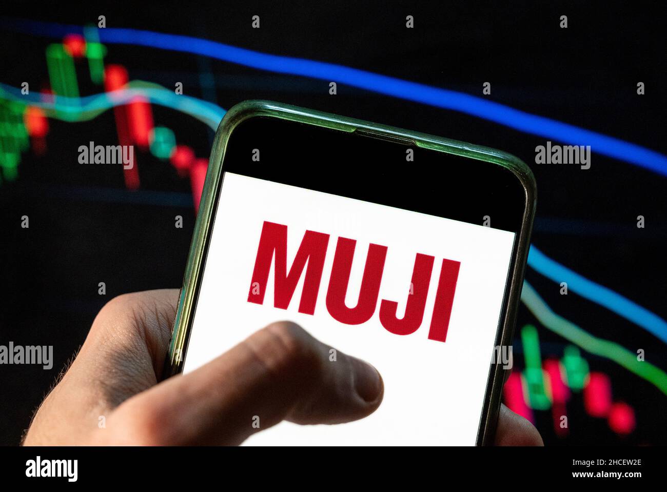 In this photo illustration the Japanese household and clothing retail ...